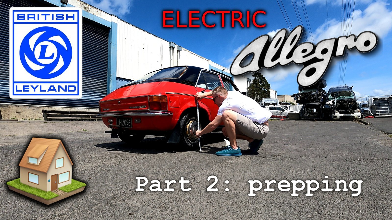 Austin Allegro EV conversion 2: prepping